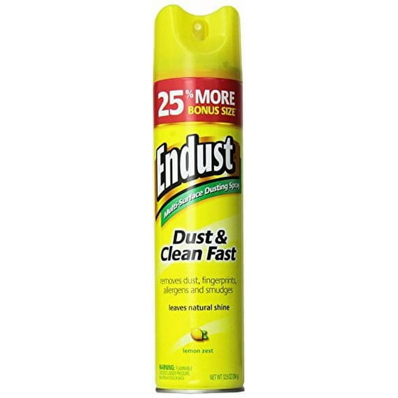 Endust Multi-Surface Dusting and Cleaning Spray, 12.5 oz, No Residue ...