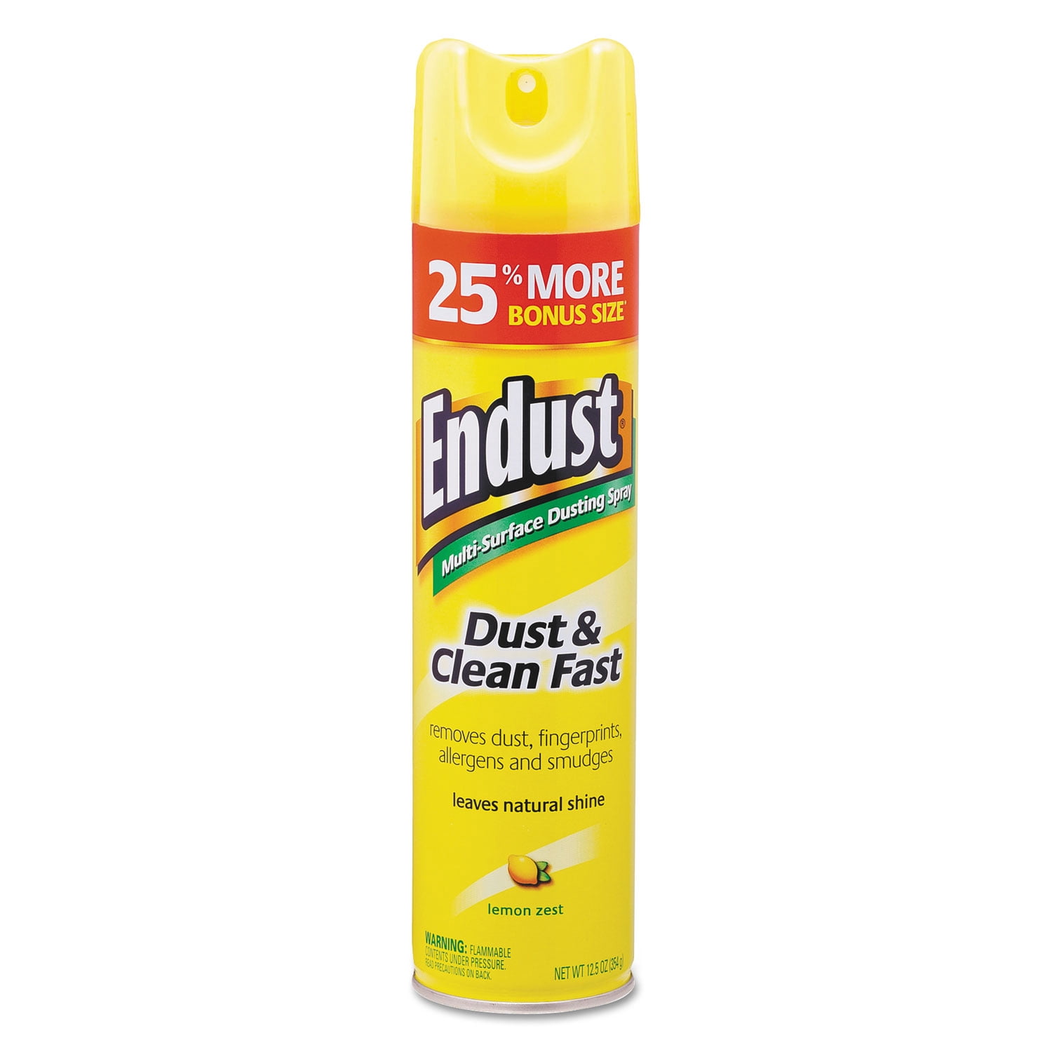 Endust Multi-Surface Dusting & Cleaning Spray, Lemon Zest 12.50 oz ...