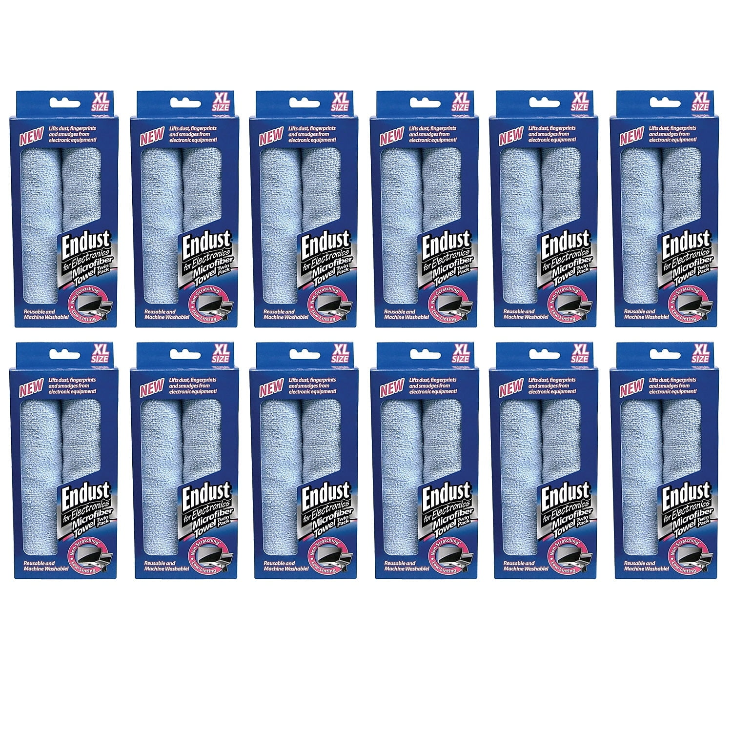 Endust for Electronics Twin Micro Fiber, 6 Pack - Walmart.com