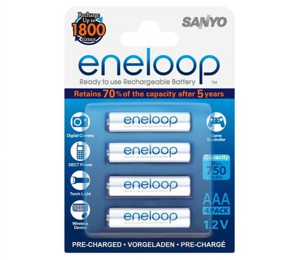Eneloop Mignon AAA 750mAh 4er Blister - Walmart.com