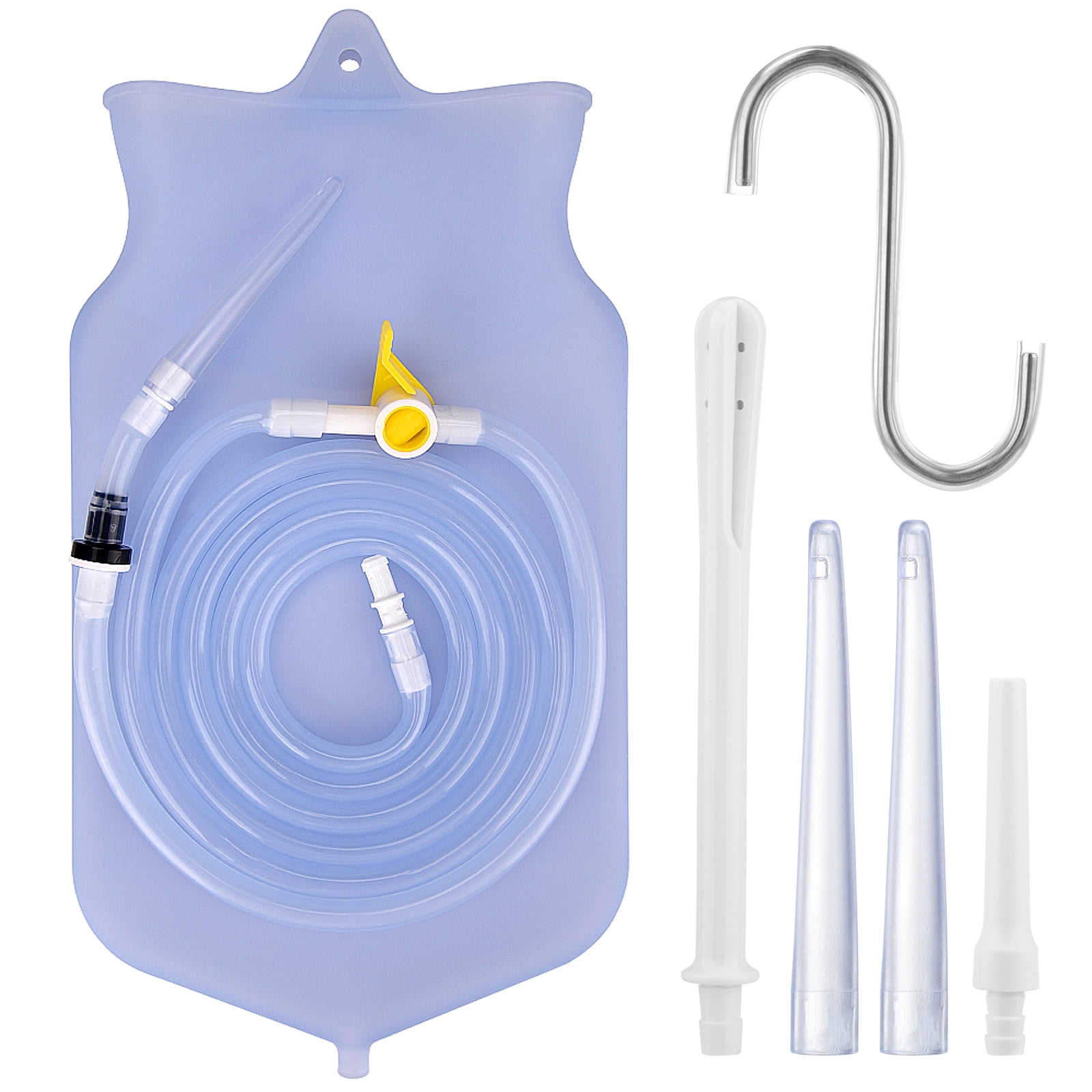 Enema Bag Kit Clear Non-Toxic Silicone. for Coffee and Enema Kit for ...