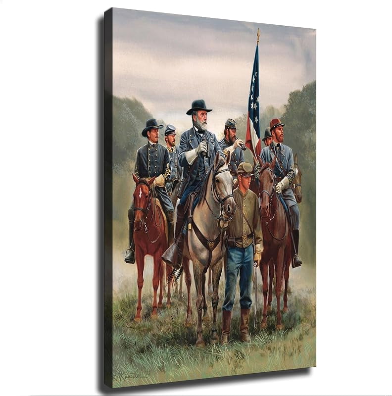 The Enemy Is There - Military Civil War Canvas Poster Modern Aesthetic ...