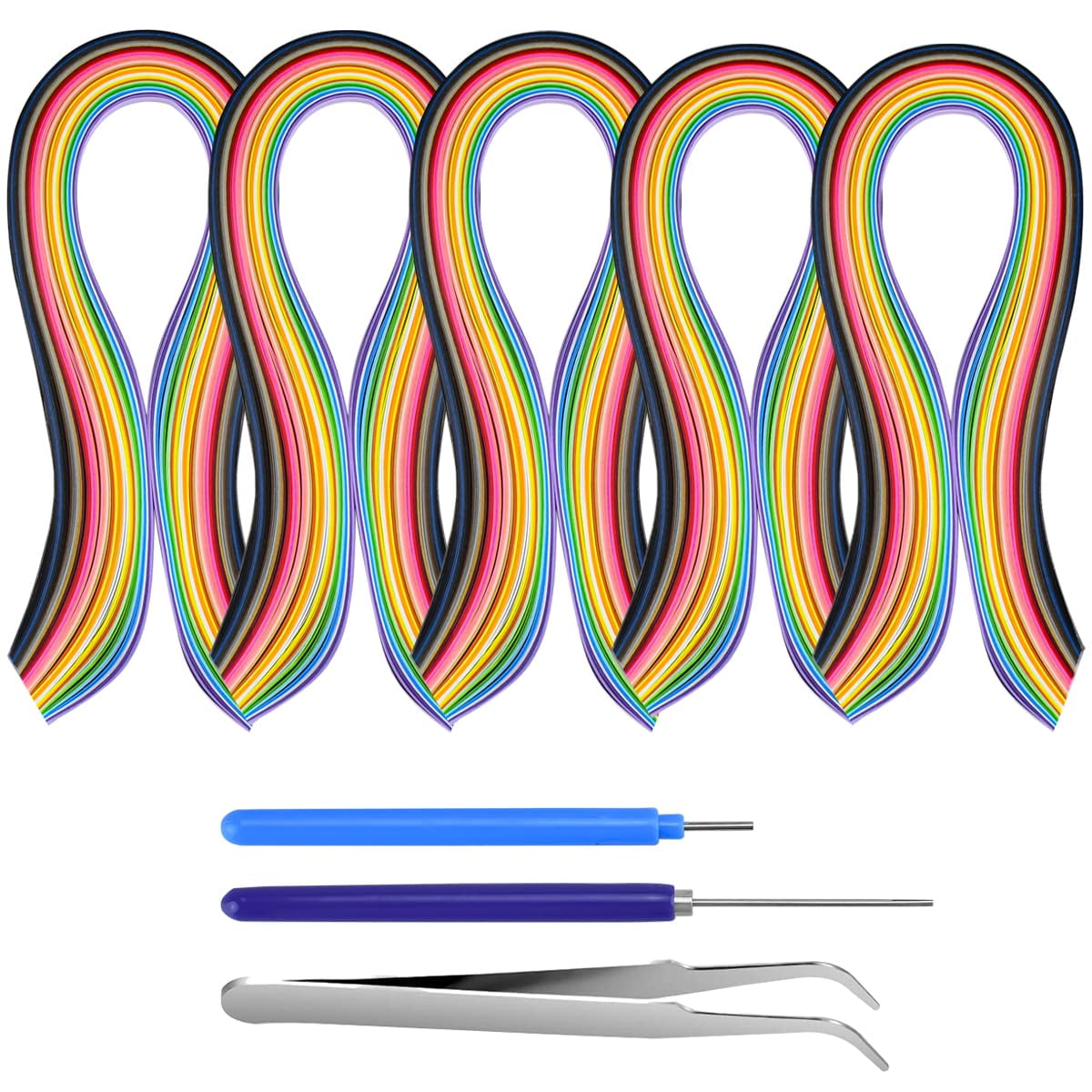 Enenes Quilling Strips Paper Strips Set BSL1 900 Colorful Quilling ...