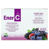 Ener-C - Vitamin C Effervescent Powdered Drink Mix Orange 1000 mg. - 30 ...