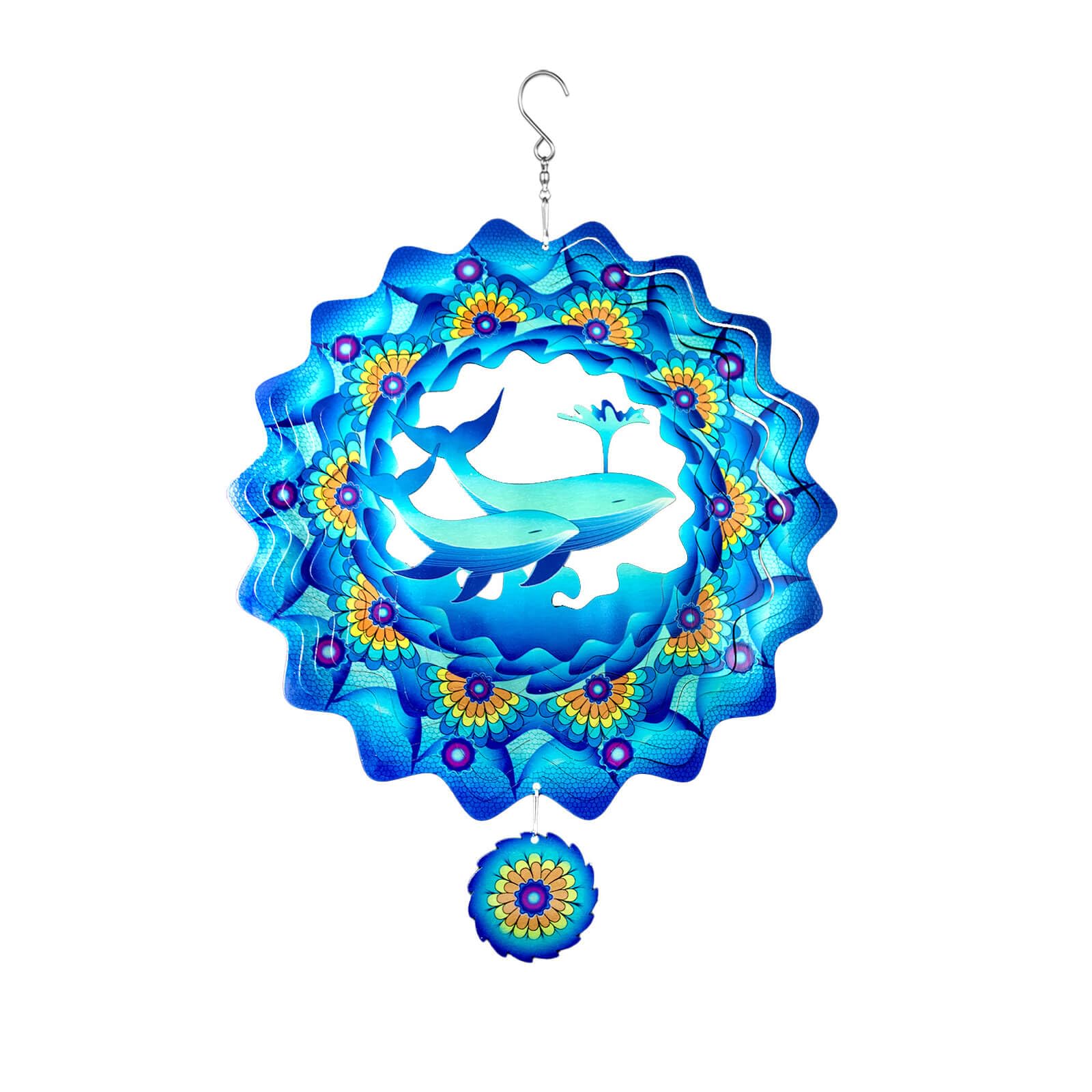 EnerCoppeX Wind Spinner for Yard and Garden Decor, Outdoor Metal ...