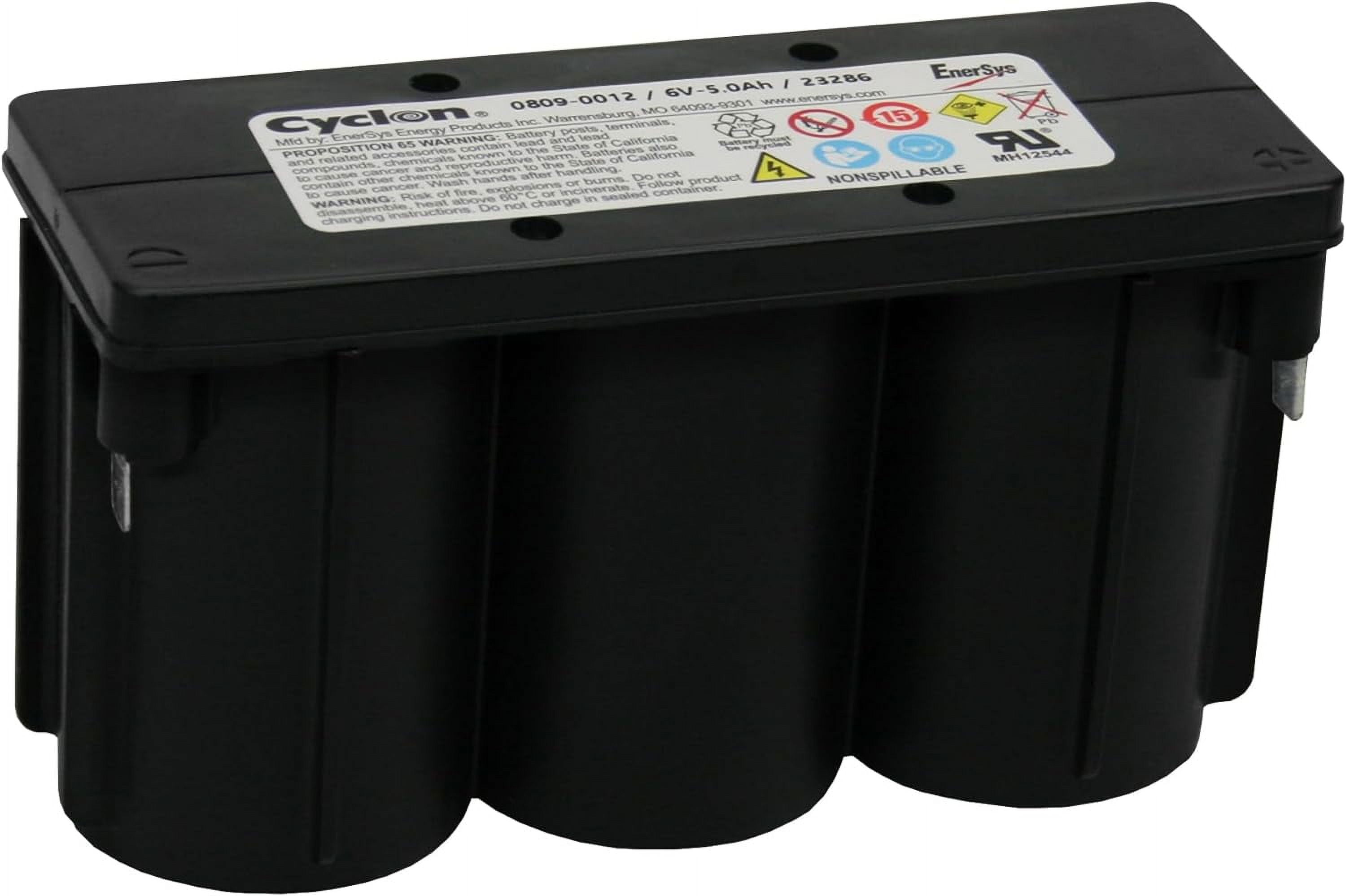 EnerSys 0809-0012 6v-5.0ah Battery. 6v 5ah Monoblock. US Made ...