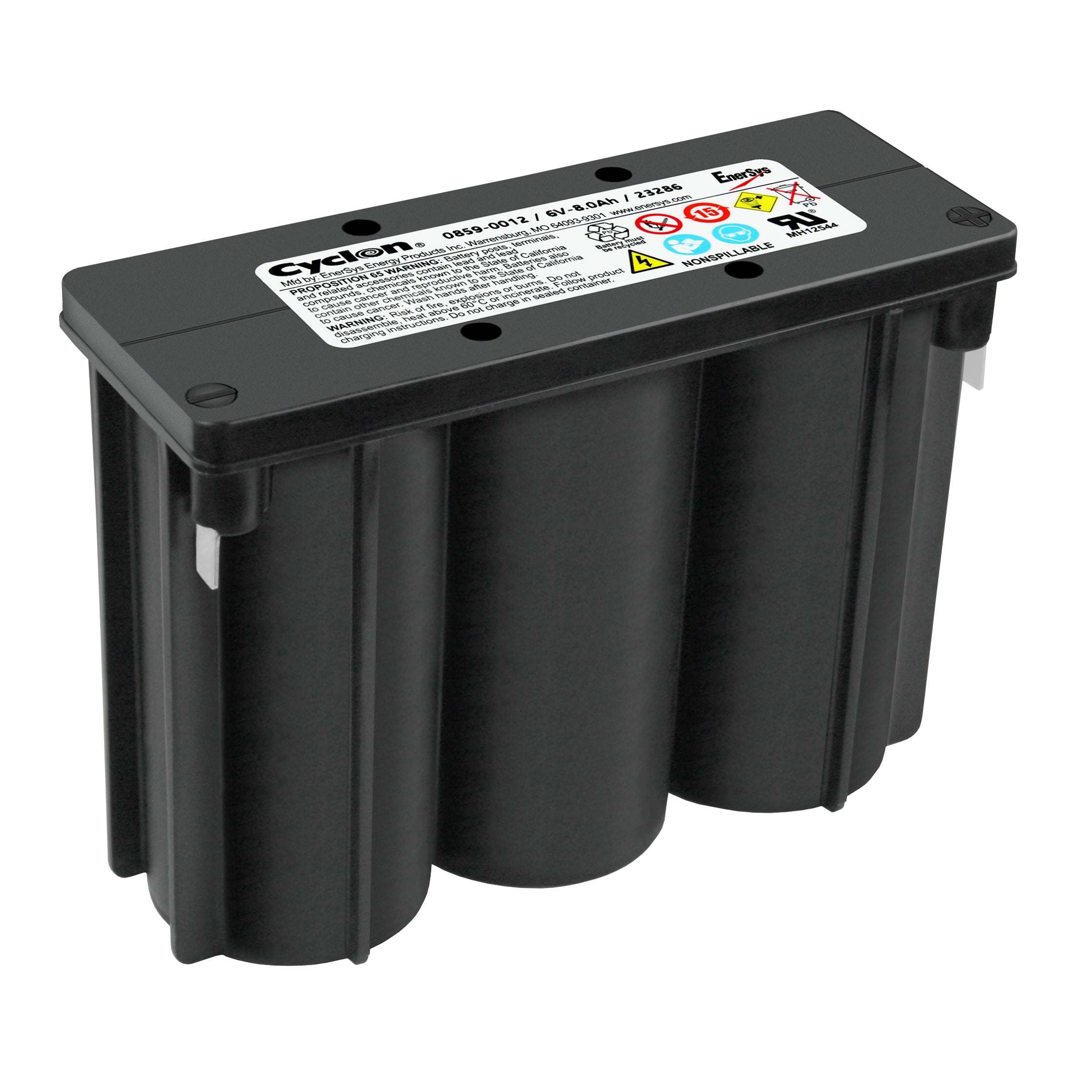EnerSys Cyclon 0859-0012 Monobloc Battery 6v 8Ah - Walmart.com