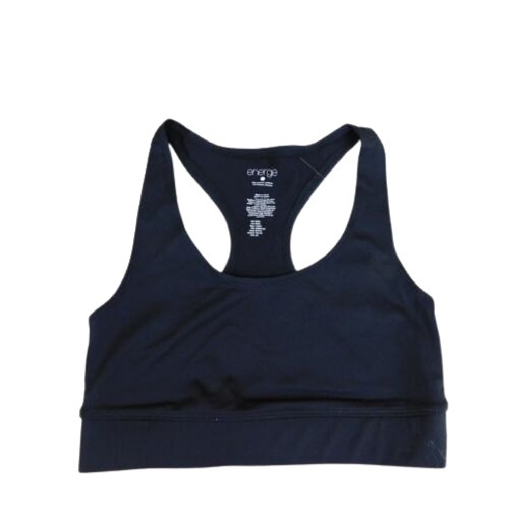 Energie Womens Light Support Wire-Free Racerback Sports Bra,Black,Small ...
