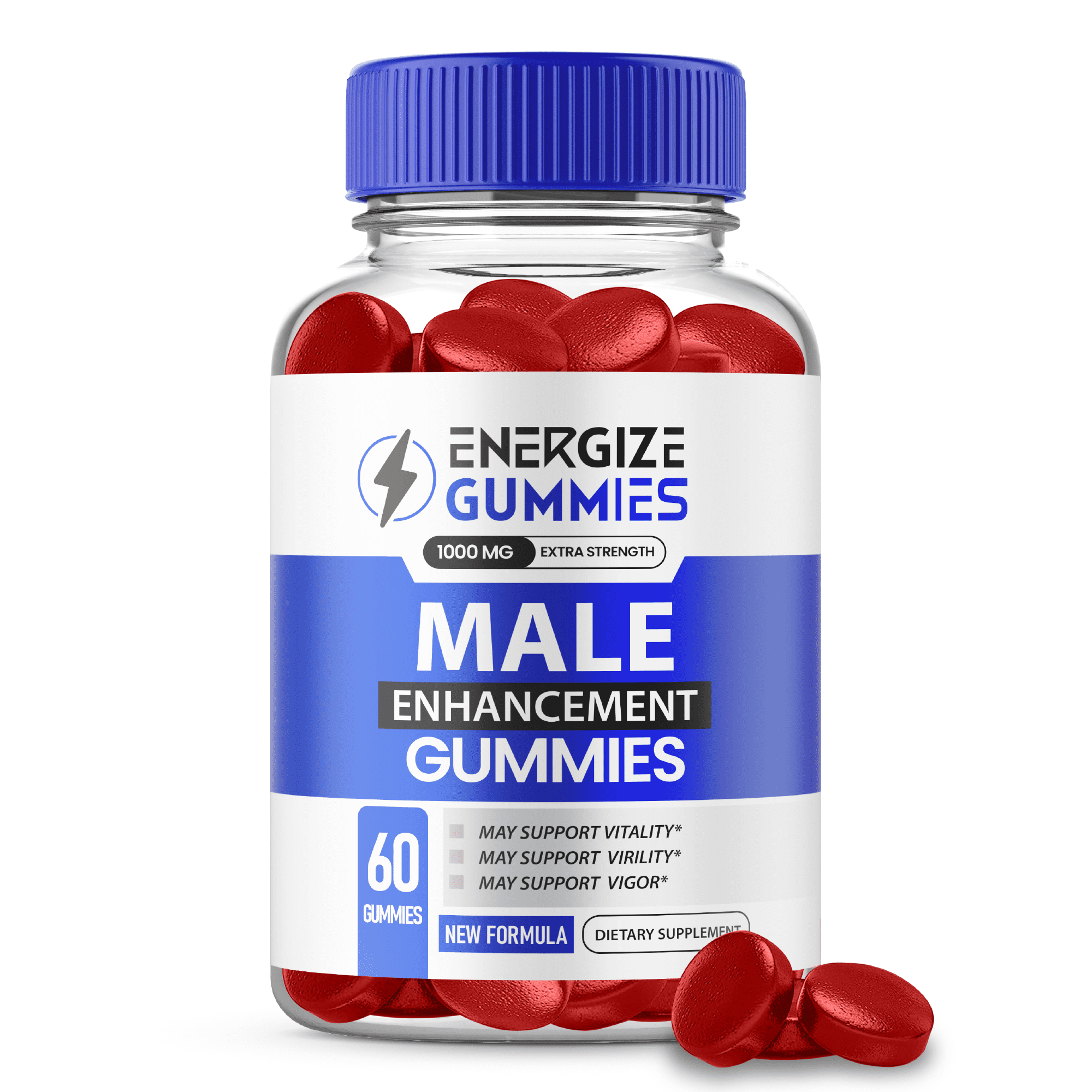 Energize Male Gummies, Gummy for Men (60 Gummies) - Walmart.com
