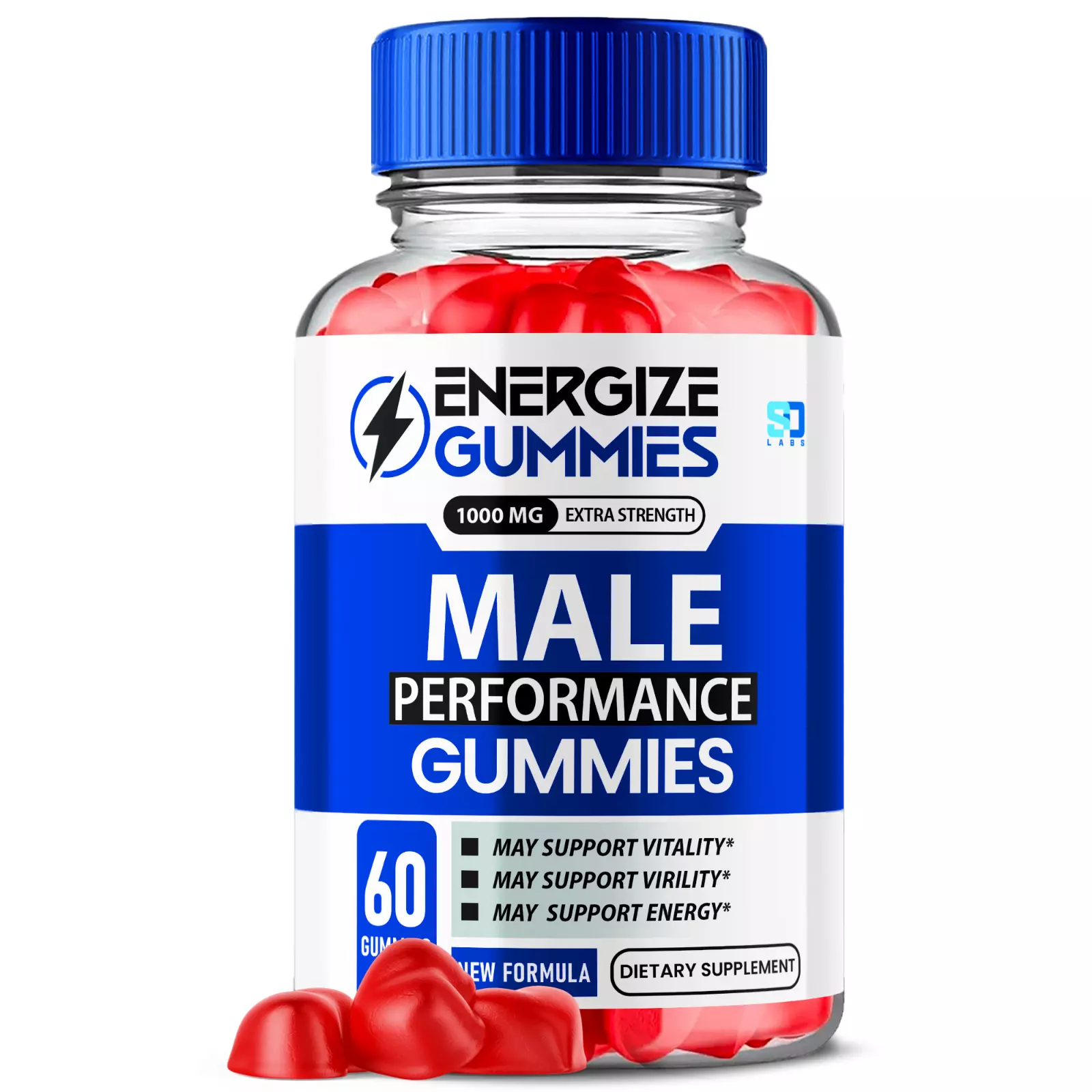 Energize Male Gummies Supports Vitality and Enhance Performance 60 ...