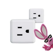 Wideskall 3 Prong Grounded 3 Outlets AC Power Wall Plug On/Off Switch ...