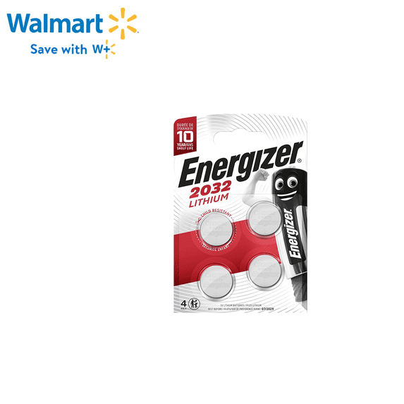 Energizer 2032 Batteries, 3V, Lithium, Coin Batteries, 4 Pack,CR2032 ...