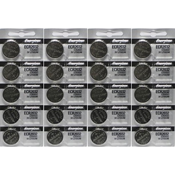 Energizer 2032 Battery CR2032 Lithium-New Mega Size Packageage-20 Count ...