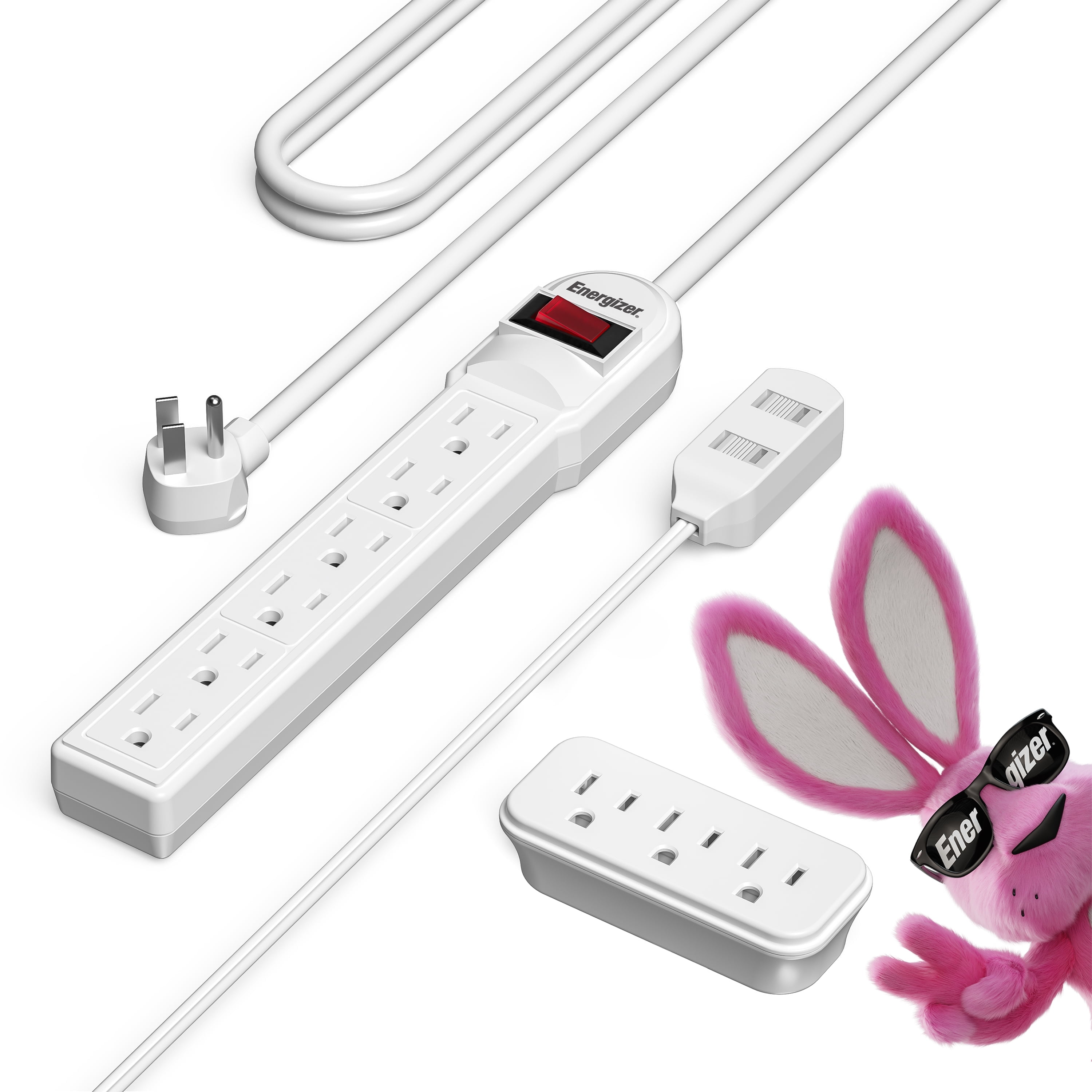 Energizer 3 Pack of AC Power Outlets - Includes - 1X - 3x Outlet ...