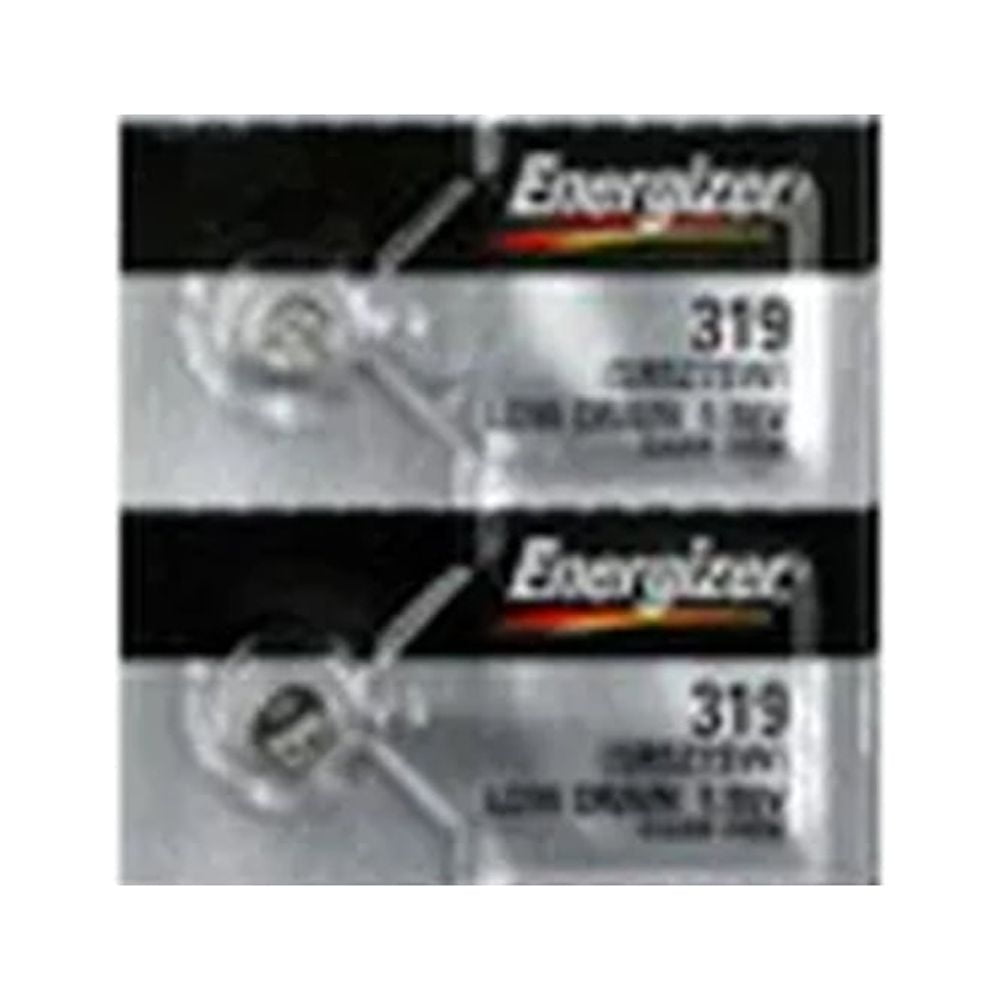 Energizer 319 SR527 Silver Oxide Button Watch Battery 1.55V 2 Pack ...