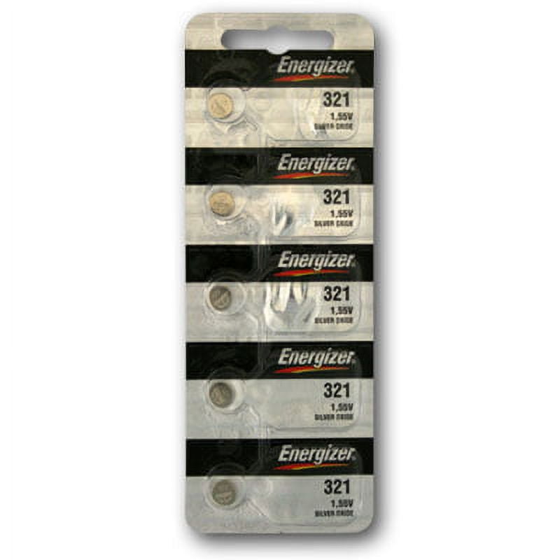 Energizer 321 / SR616 Silver Oxide Button Battery 1.55V - 2 Pack + 30% ...