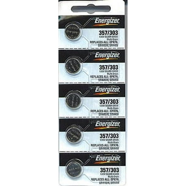 Energizer 357/303 - SR44 Silver Oxide Button Battery 1.55V - 20 Pack ...