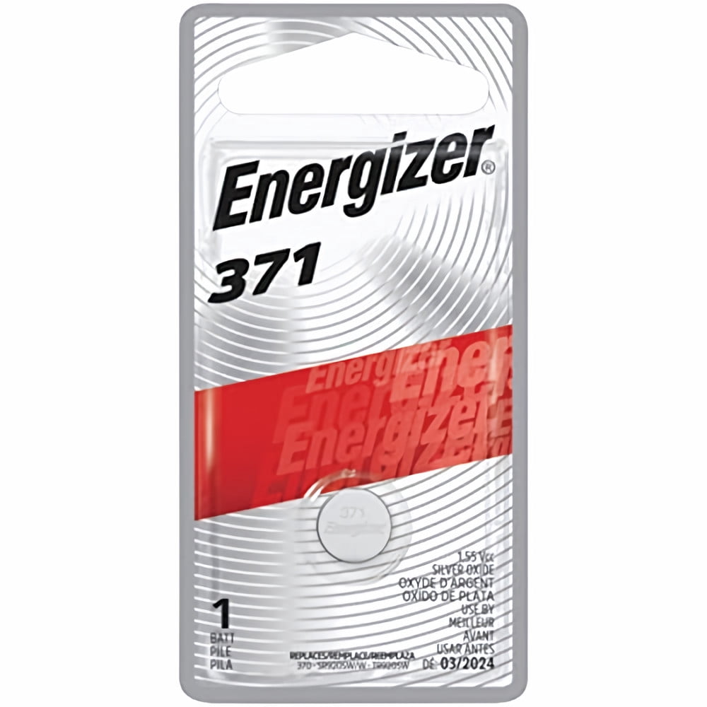 Energizer 371 Silver Oxide Button Battery (Pack of 12) - Walmart ...