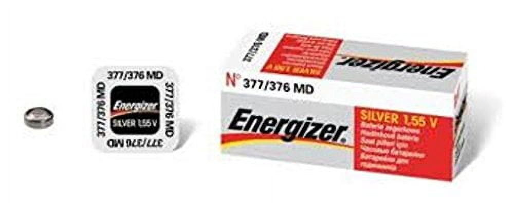 Energizer 377-376 BUTTON CELL BATTERY 376 OXIDE - Walmart.com