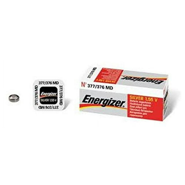 Energizer 377-376 BUTTON CELL BATTERY 376 OXIDE - Walmart.com