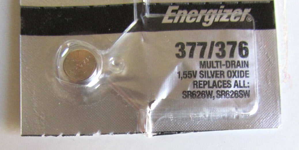 Energizer 377 376 Silver Oxide Watch Batteries SR626SW SR626W by ...