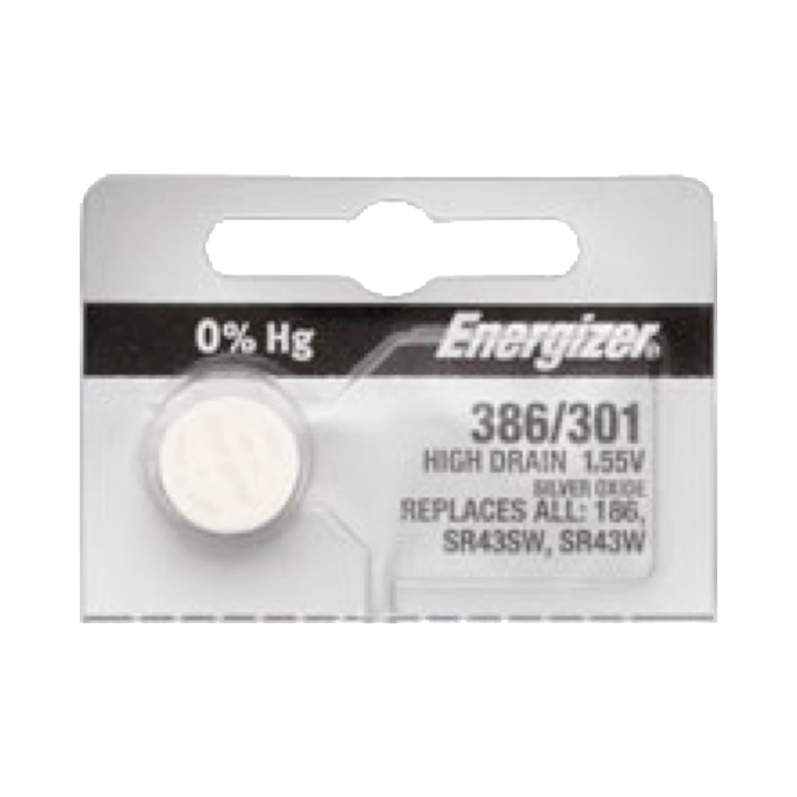 Energizer 386/301 Lr43 Button Cell Computer Battery Each - Walmart.com