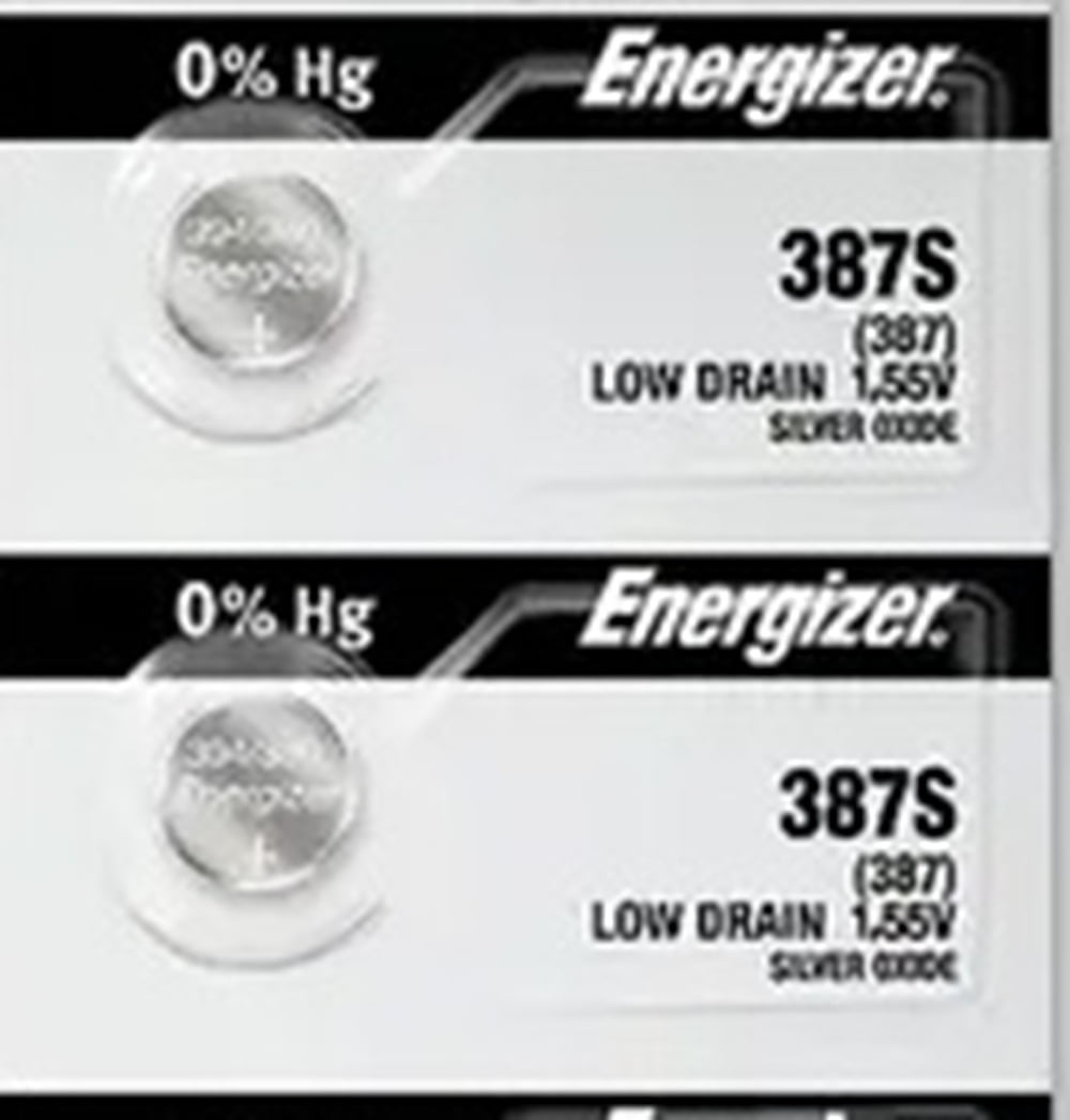 Energizer 387S Silver Oxide Watch Battery-Two Batteries - Walmart.com