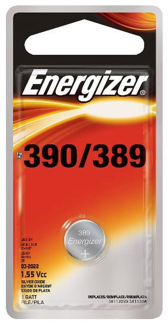 Energizer 389 Silver Oxide Button Battery, 1-Pack - Walmart.com