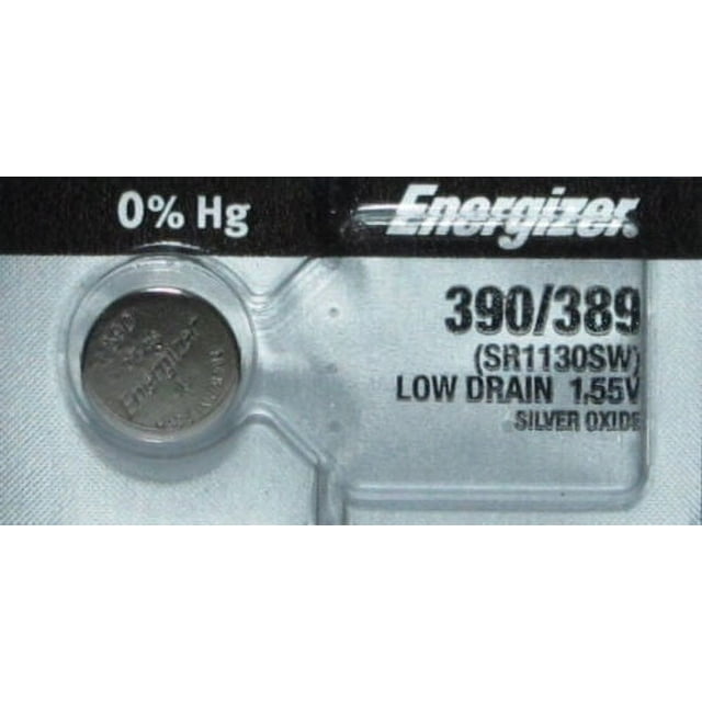 Energizer 390 SR1130SW 1.55V Silver Oxide Button Cell Battery - Walmart.com