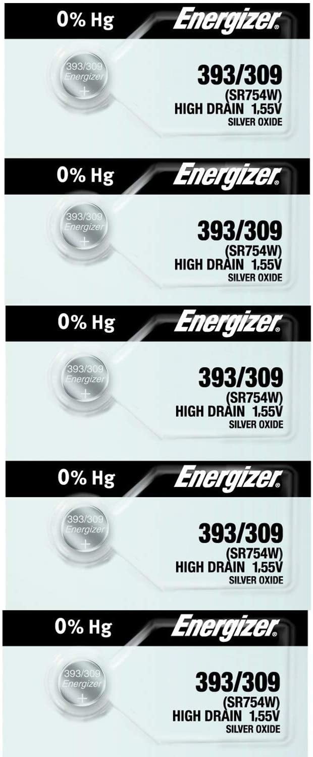Energizer 393 Silver Oxide 10 Batteries (SR754W) - Walmart.com