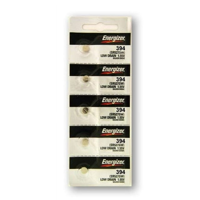 Energizer 394/380-SR936 Silver Oxide Button Battery 1.55V - 5 Pack ...