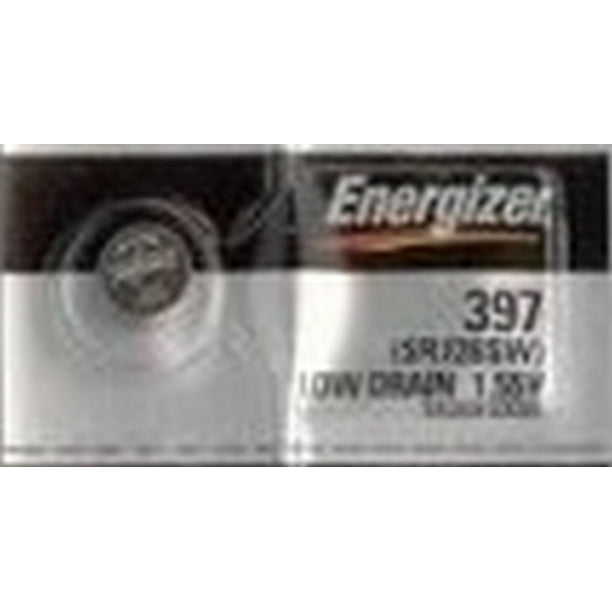 Energizer 397/396 - SR726 Silver Oxide Button Battery 1.55V - 2 Pack ...