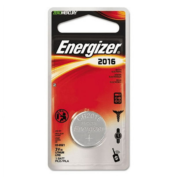 Energizer-4PK 2016 Lithium Coin Battery, 3 V - Walmart Business Supplies