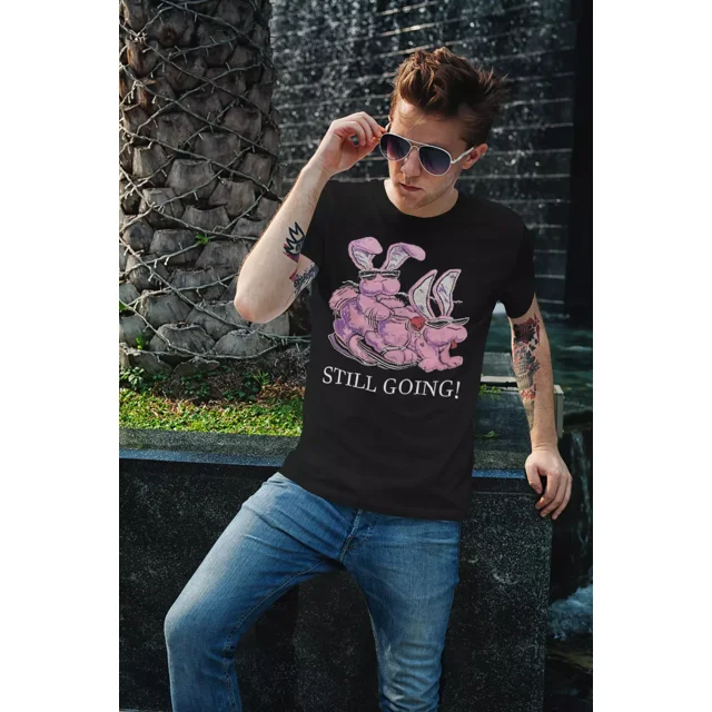 Energizer Bunny T-Shirt Unisex Adult Humor Funny Cotton Rabbit Battery ...