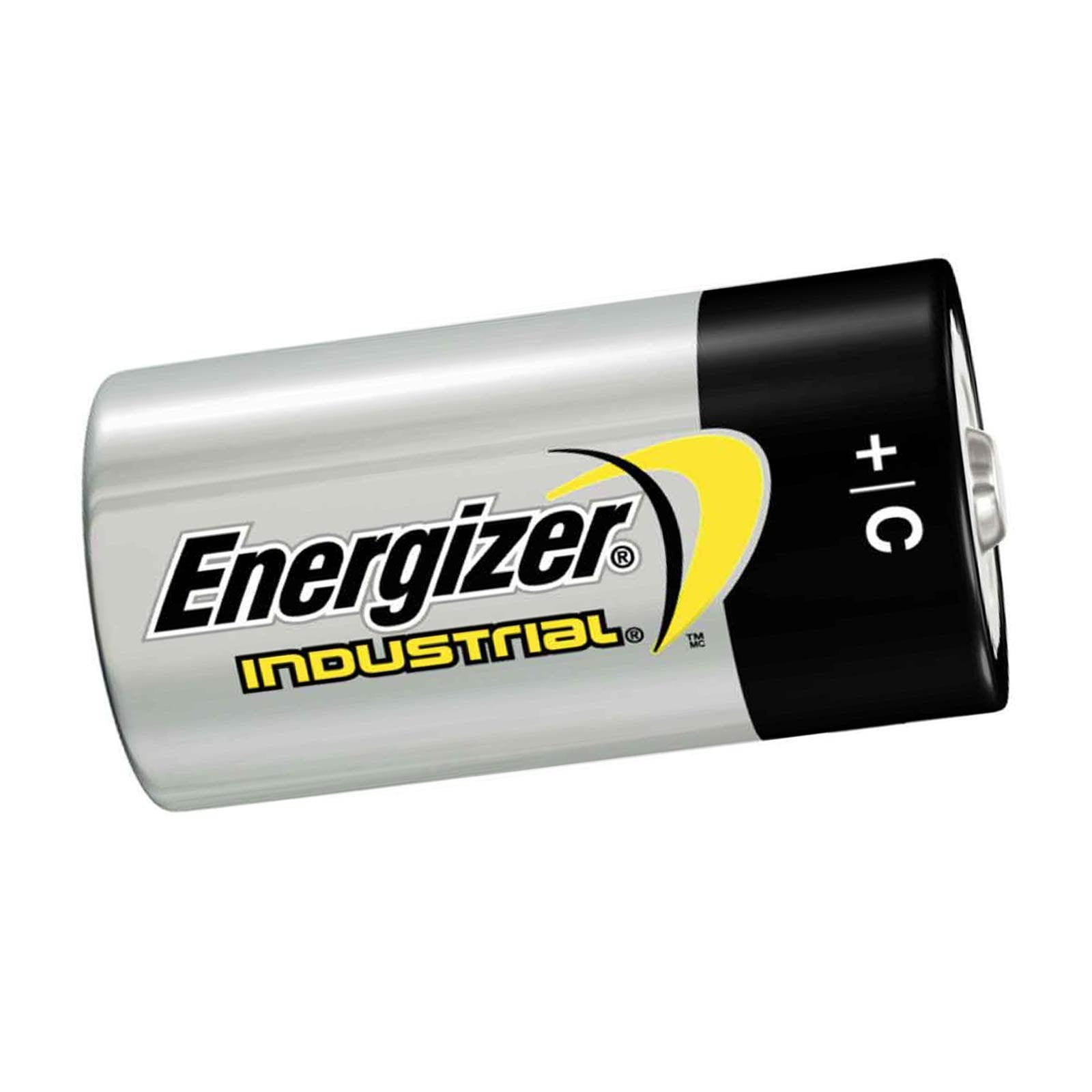 Energizer - C Cell Industrial Strength Alkaline Battery, 8350Mah - 12 ...