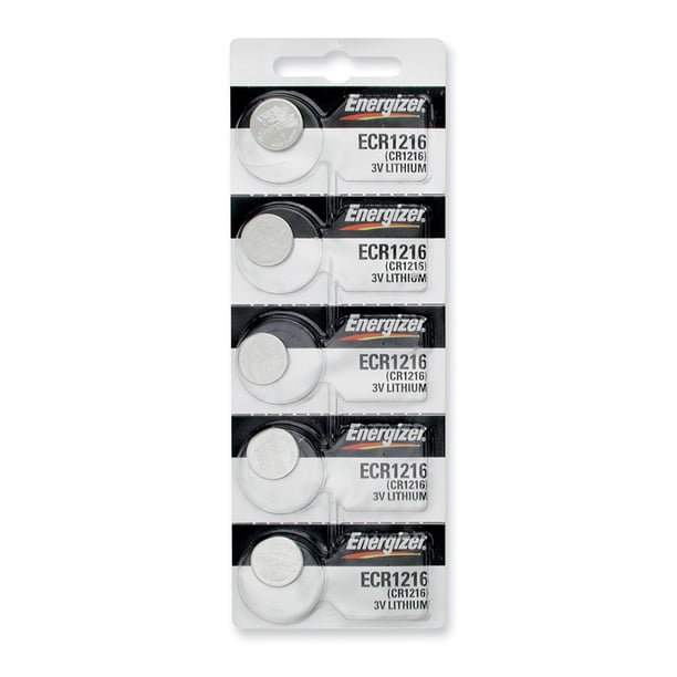 Pkg/(5) Type 1216 Energizer Lithium Batteries Tear Strip QWB1216 ...