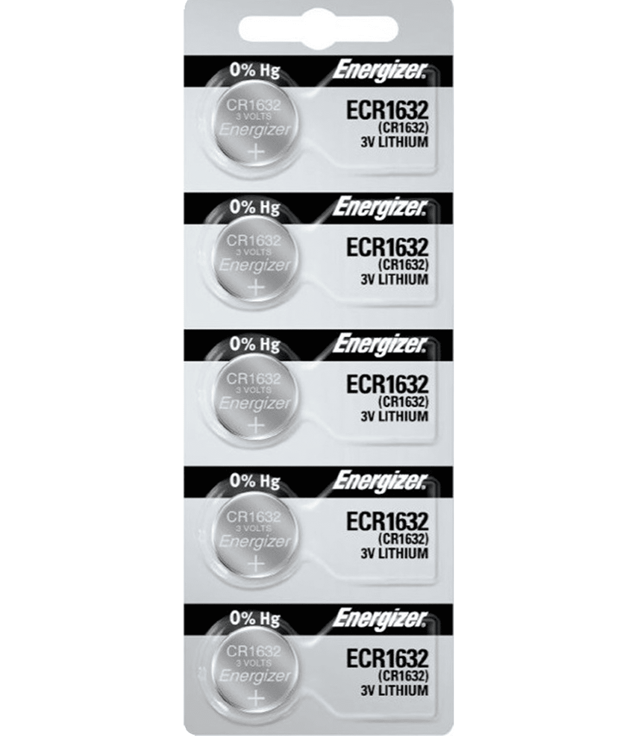 Energizer CR1632 3V Lithium Coin Cell Battery (5 Count) - Walmart.com