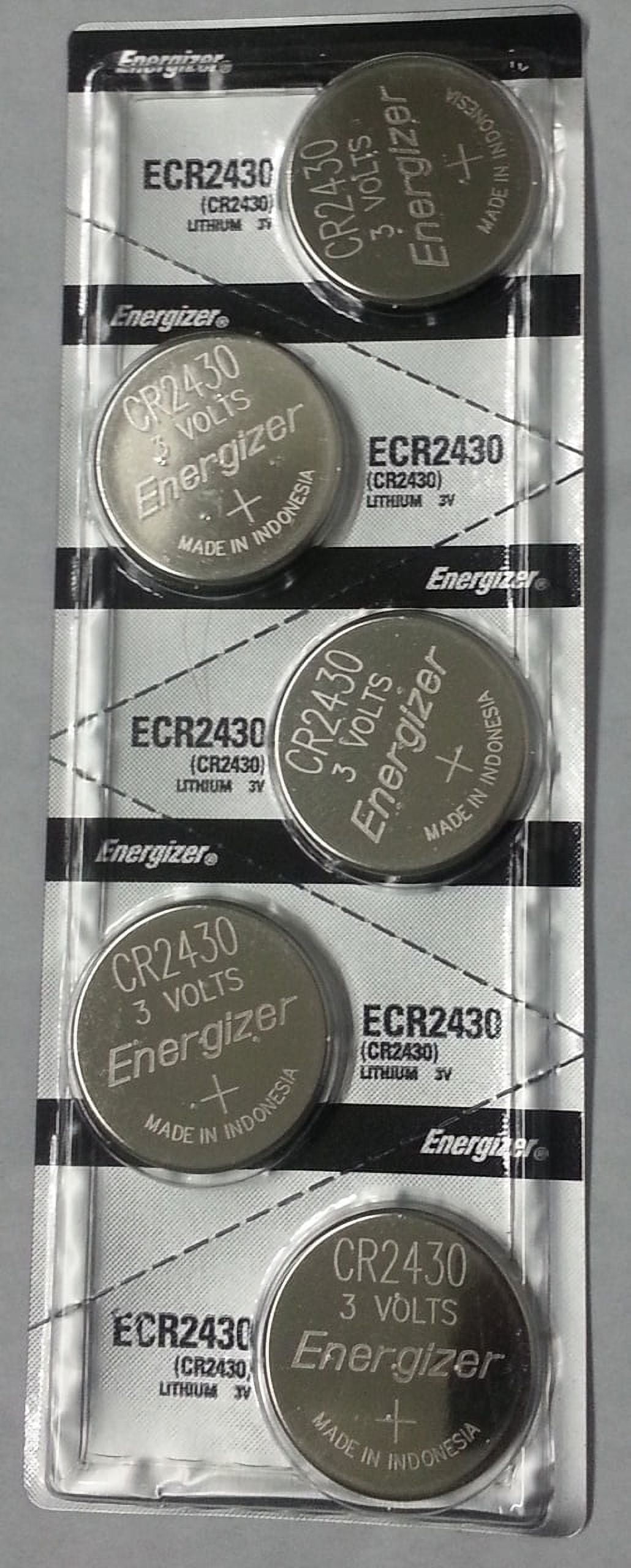 Energizer CR2430 3V Lithium Coin Battery 5 Pack - Walmart.com
