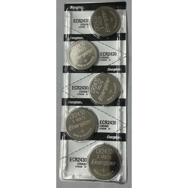 Energizer CR2430 3V Lithium Coin Battery 5 Pack - Walmart Business Supplies