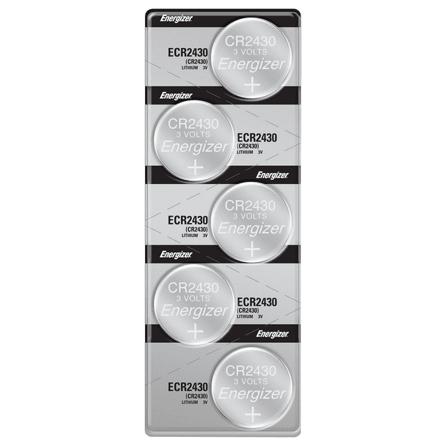 Energizer CR2430 3V Lithium Coin Cell Battery (5 Count) - Walmart.com