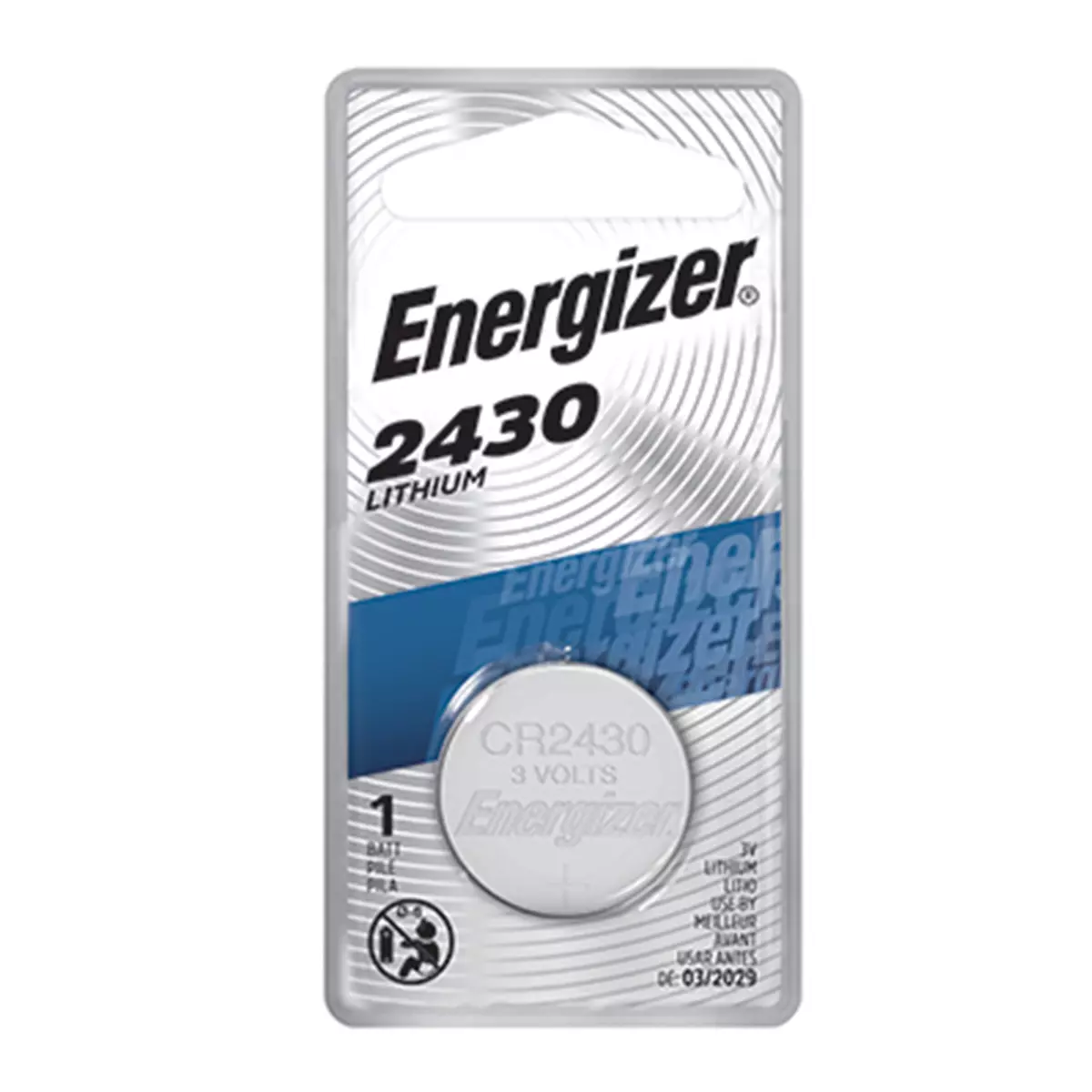 Energizer CR2430 3V Lithium Coin Cell Battery Blister Pack (1 Count) - Walmart.com
