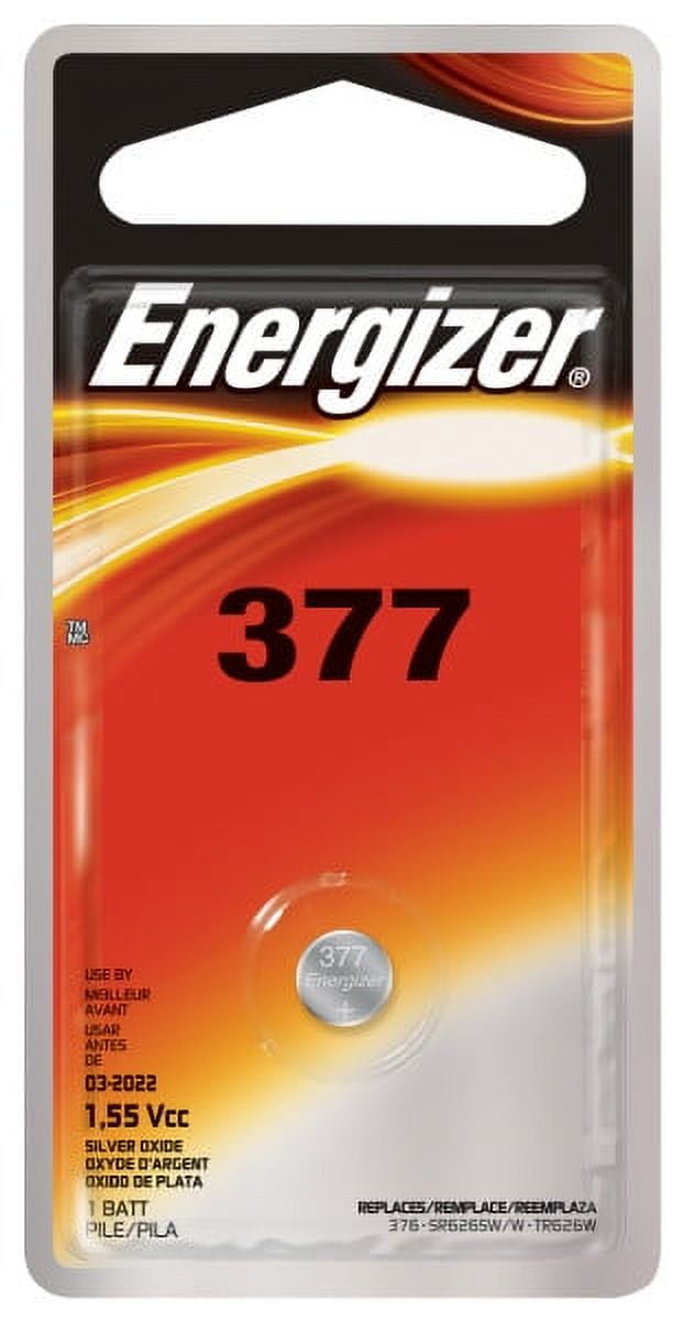 Energizer Coin Cell Battery-Size:377 - Walmart.com