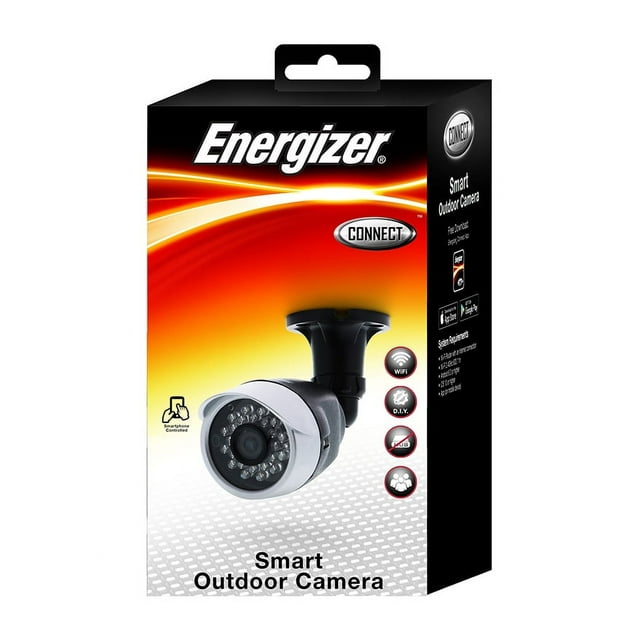 Energizer Connect Smart Outdoor WIFI Camera IOS & Android App Included ...