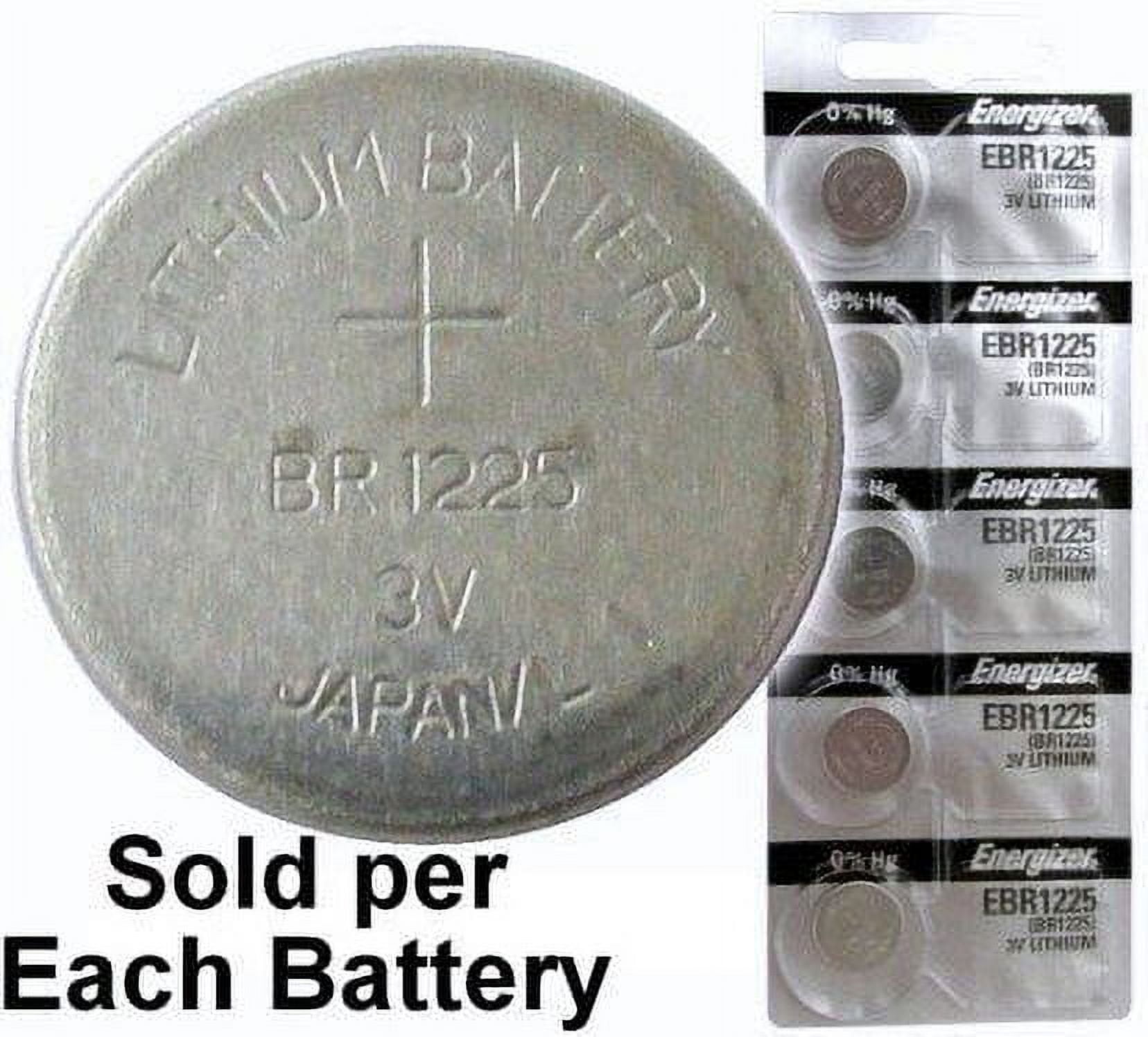 Energizer EBR1225 (BR1225, CR1225) Lithium Coin Cell, On Tear Strip ...