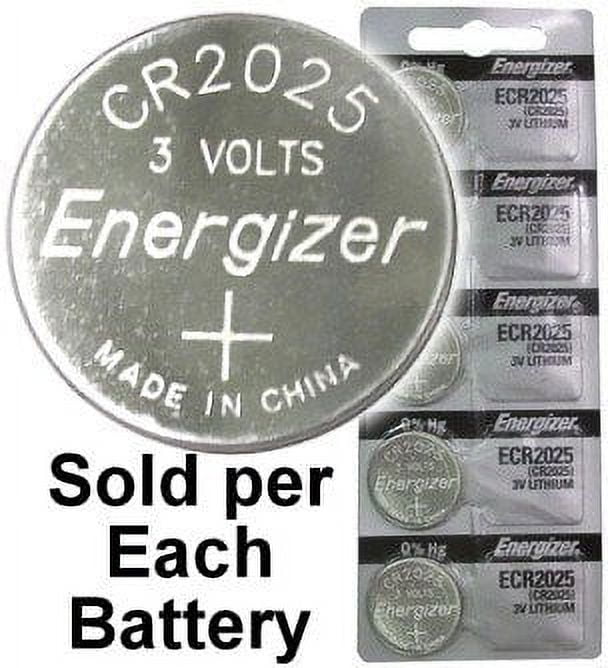 Energizer ECR2025 (CR2025) Lithium Coin Cell - Walmart.com