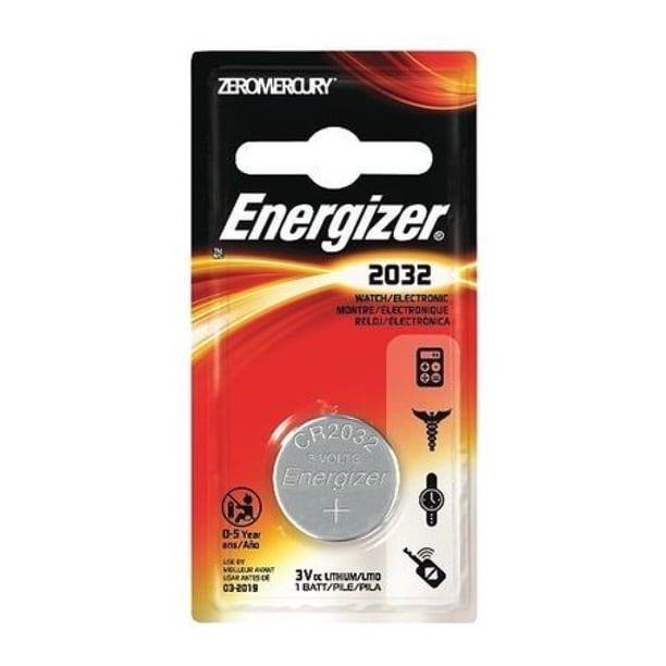 Energizer ECR2032BP Lithium Coin Battery (Pack of 32) - Walmart ...