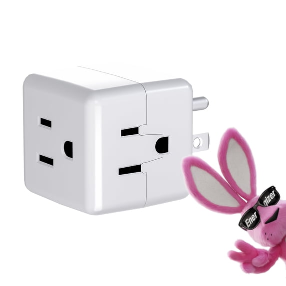 Energizer 3-Device Electric Prong Multipurpose Indoor Wall Outlet ...