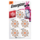 Energizer EZ Turn & Lock Size 13 Hearing Aid Batteries, 40-Pack, Long ...