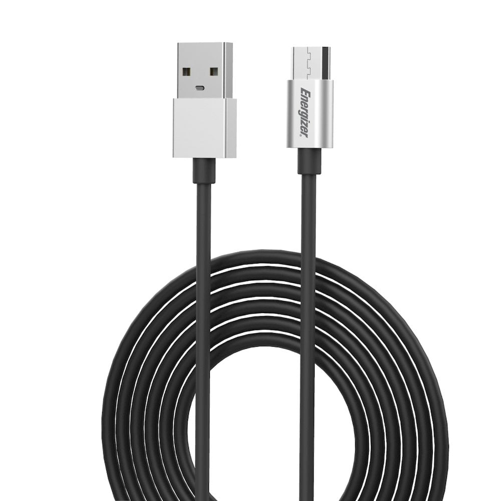 Energizer / Eveready EU Micro USB Cable 10ft BK ENGUSMC3 - Walmart.com