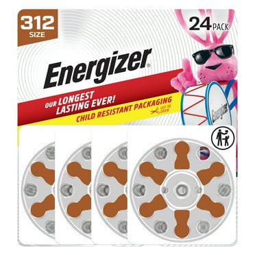 Power One p312 Premium Hearing Aid Battery, Super Long Lasting, Pack of 60 (10 Packs of 6 ...